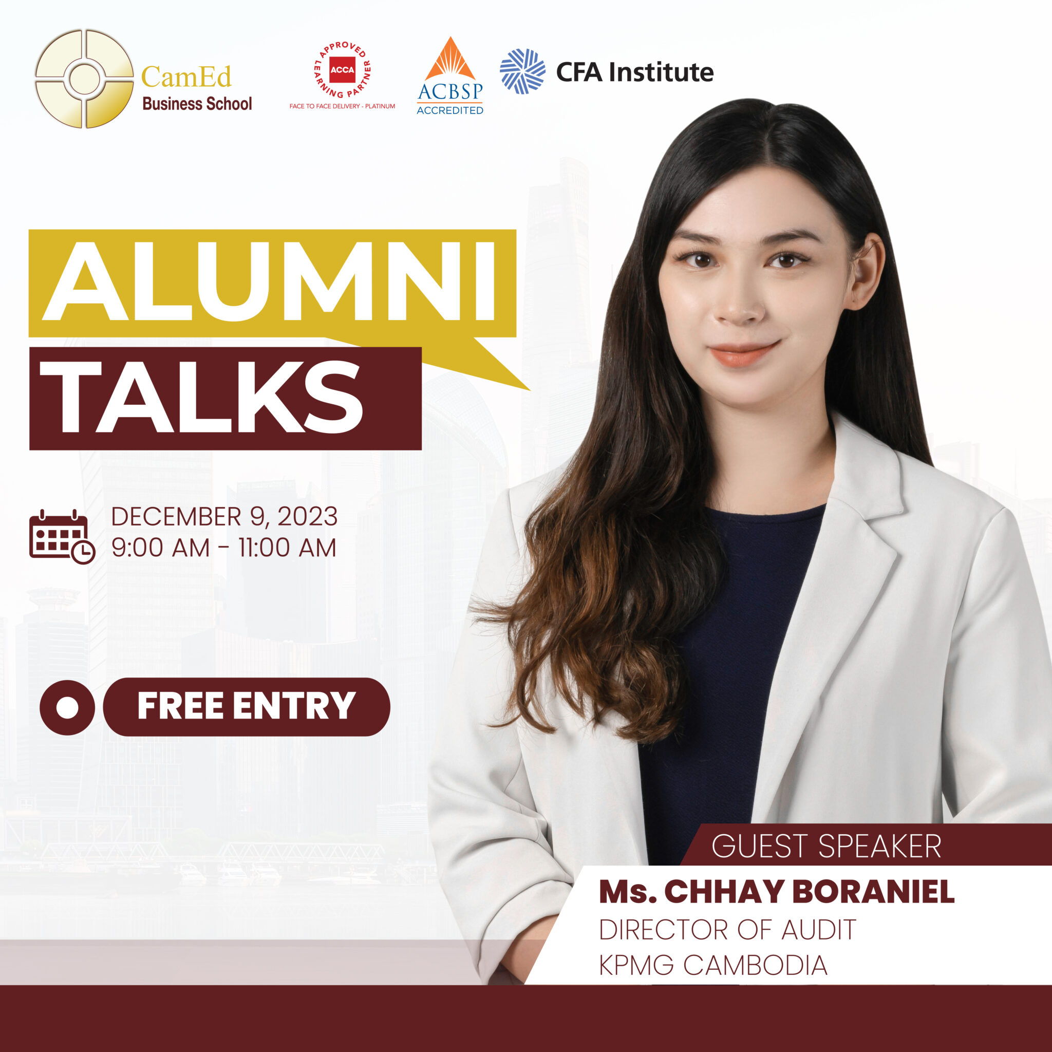 Alumni Talks – CamEd Business School Website